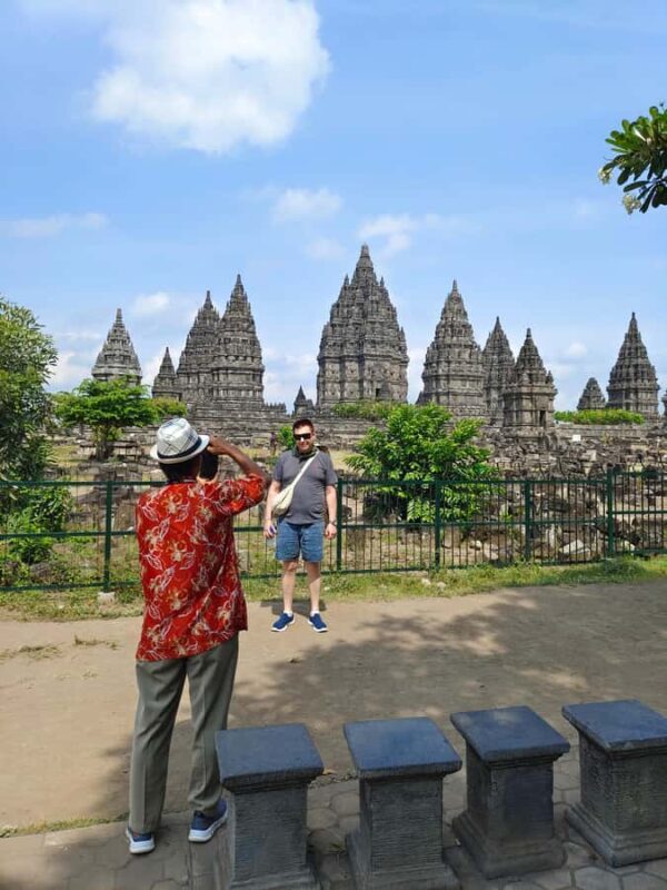 Borobudur sunrise from hill, Merapi volcano & Prambanan - An Unforgettable Day on Java: The Tour Itinerary in Detail