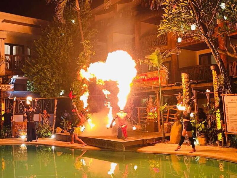 Borocay: Fire Dancing Show at Red Coconut Beach Hotel - Key Points