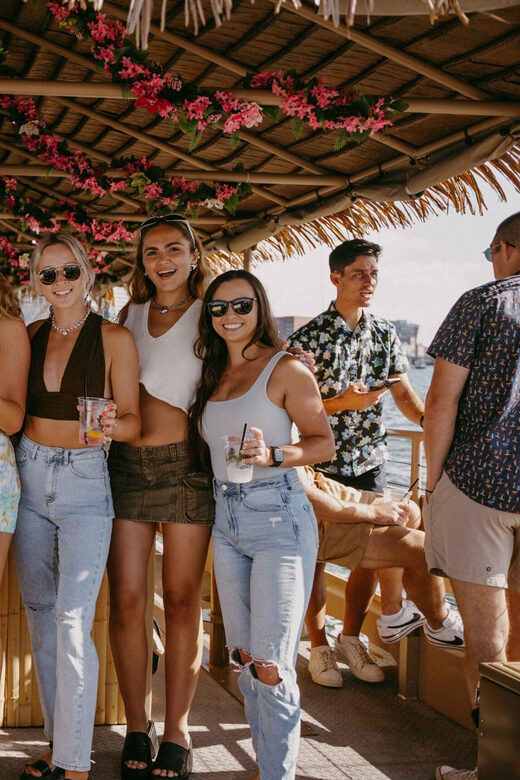Boston Harbor: Tropical Boston Boat Cruises - The Atmosphere and Social Aspect