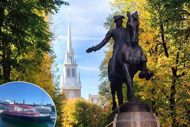 Boston Revolutionary Walking/Boat Tour; 1 if by Land, 2 if by Sea - Key Points