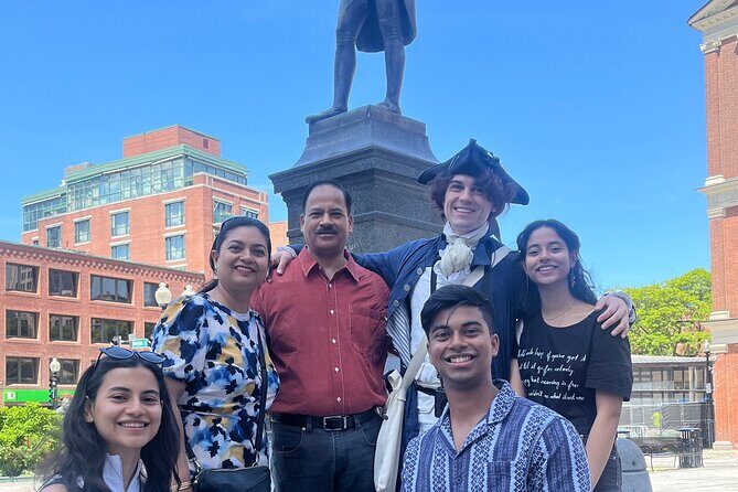Boston Walking Tour of The Freedom Trail, Small Group - The Benjamin Franklin Statue & Old City Hall