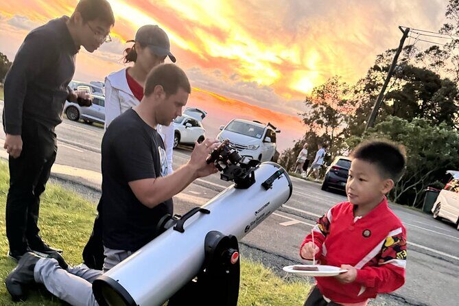 Brisbane/Gold Coast: Sunset, Dinner, Stars/Premium Telescope - The Sum Up