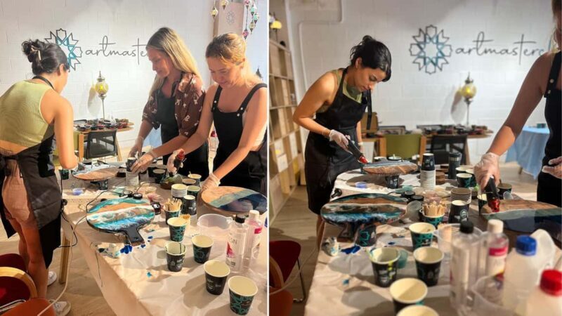 Brisbane: Resin Art Classes - Cheeseboards & Coasters - The Itinerary: What to Expect During the Class