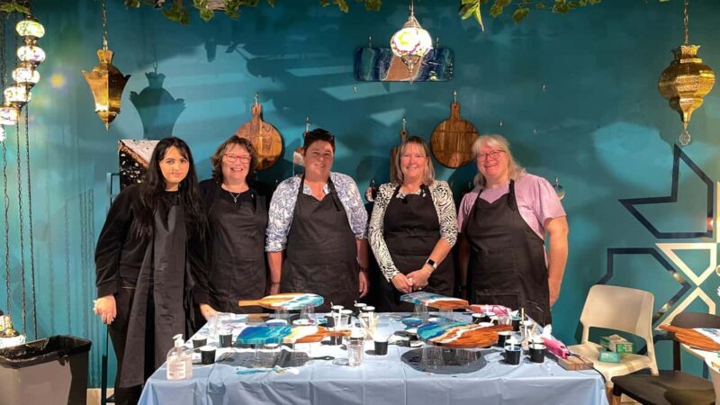 Brisbane: Resin Art Classes - Cheeseboards & Coasters - The Value of This Experience