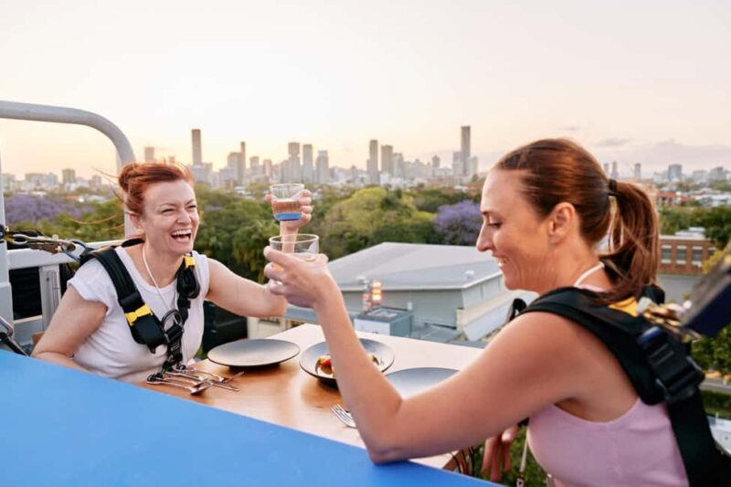 Brisbane: Vertigo Dinner  Dining on the Edge - The Thrill of the Drop