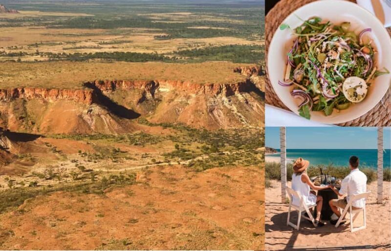 Broome: Edgar Ranges, Eco Beach & Lunch Helicopter tour - Coastal Scenic Flight & Return to Broome
