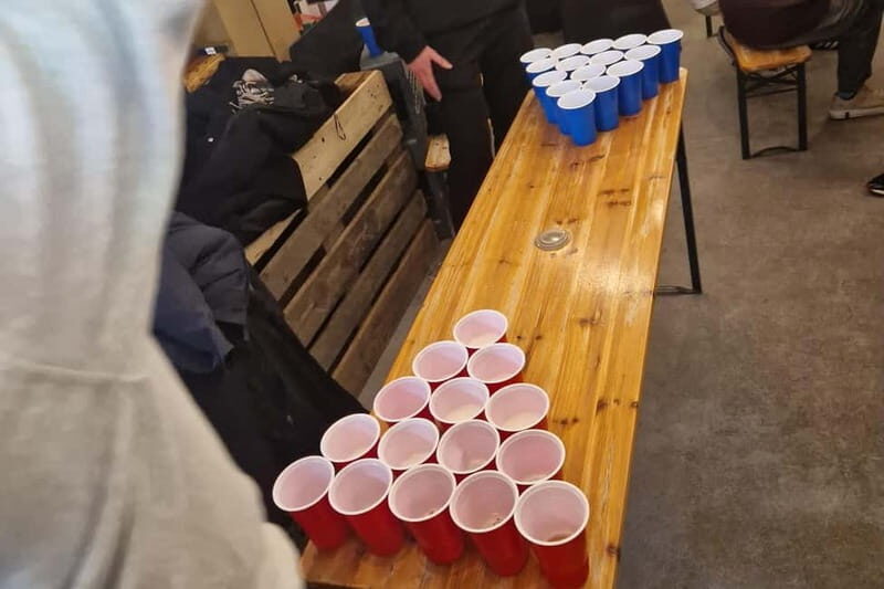 Brussels: Beer Pong in a Micro Brewery and Distillery - Key Points