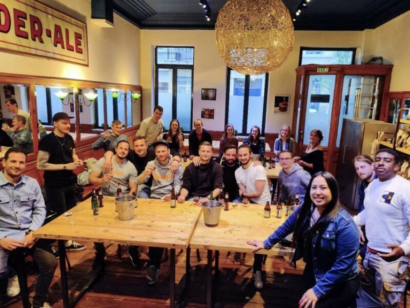 Brussels: Belgian Beer Tasting and Course at a Private Bar - Guides and Atmosphere