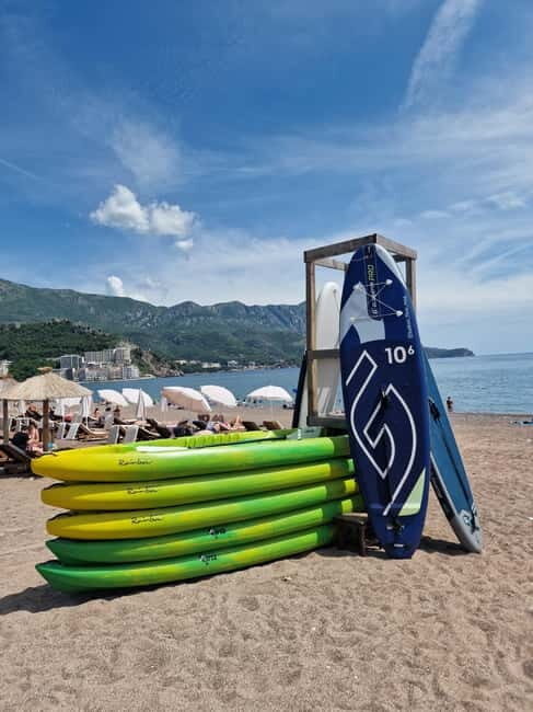 Budva: Kayak or SUP Rental with Training and Routes - Key Points
