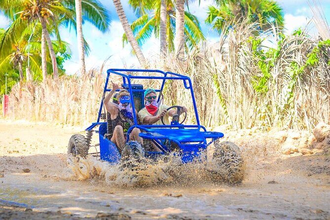 Buggy Adventure Punta Cana to Macao Beach and Taino Cave Tour - Key Points