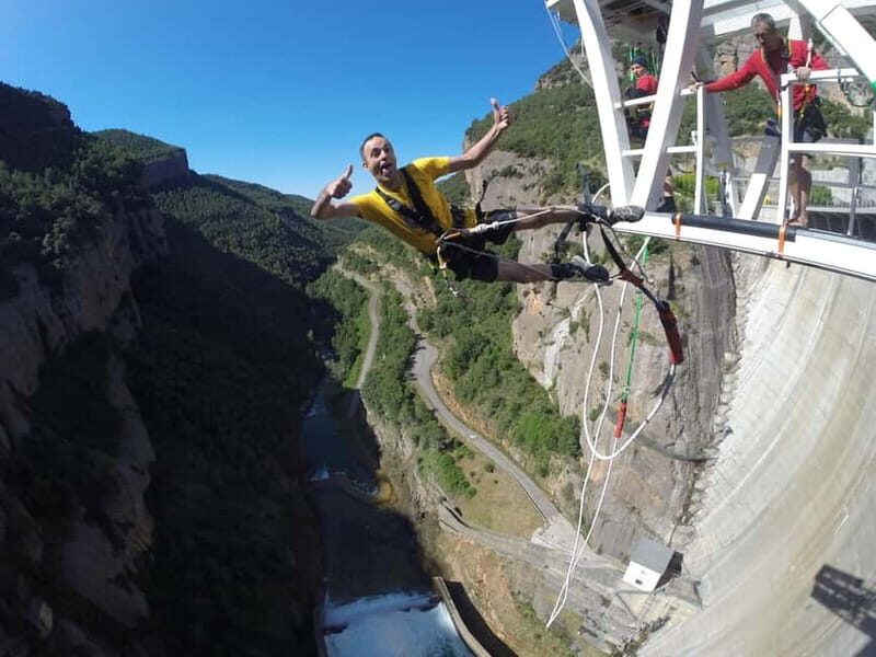 Bungee Jump from 122m + Transport from Barcelona - A Thrilling Introduction to Spains Highest Bungee Jump