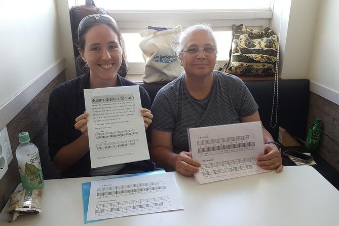 Busan Dialect Class with local snack - The Itinerary in Detail