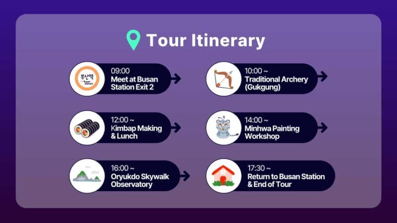 Busan:Traditional Culture Experience Tour with Lunch - An Overview of the Tour Experience