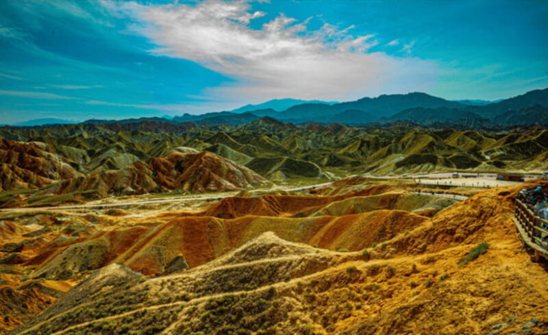 By bullet train from Lanzhou to Zhangye rainbow Mountain - The Value of This Tour