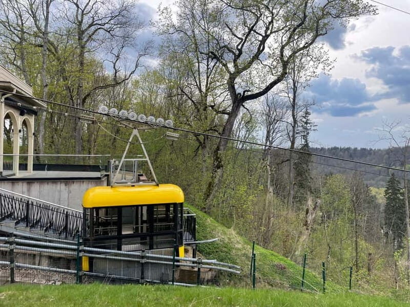 Cable Car to Latvian Manor & Wine Tasting - Key Points