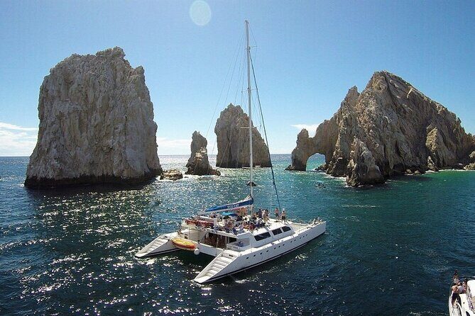 Cabo San Lucas Catamaran: Snorkel, Open Bar & Scenic Cruise - Introducing the Cabo San Lucas Catamaran: Snorkel, Open Bar & Scenic Cruise