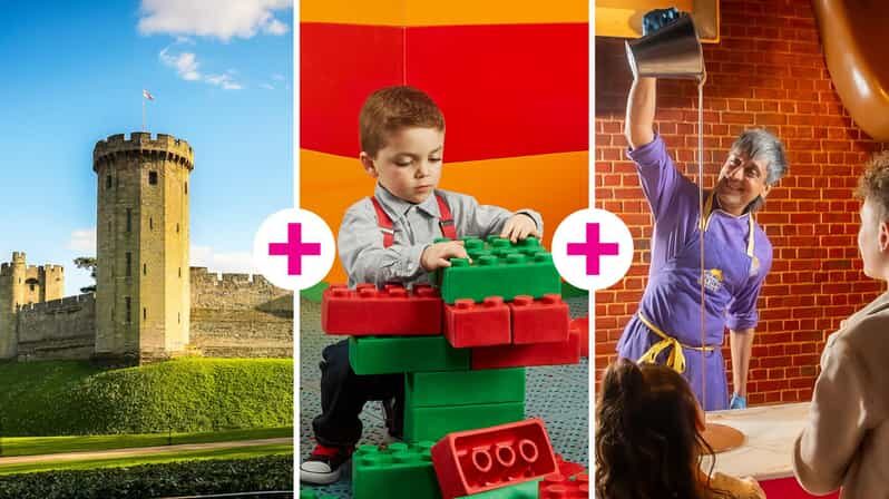 Cadbury World & LEGOLAND Discovery & Warwick Castle - Key Points