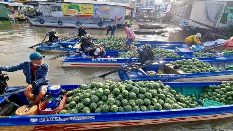 Cai Rang Floating Market and Mekong Delta from Saigon - Workshops: Making Hu Tieu and Tasting Pineapple