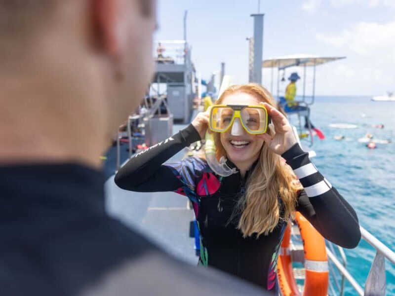 Cairns: Great Barrier Reef Pontoon, Travel by Helicopter - Key Points