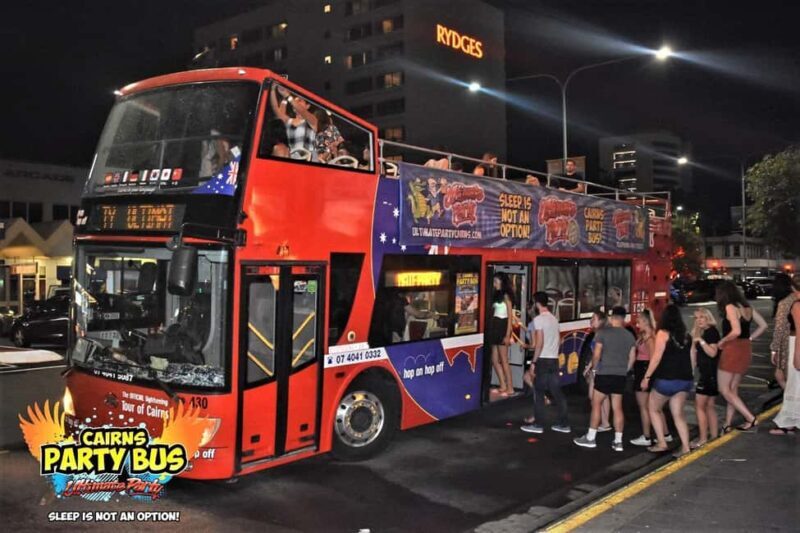 Cairns: Ultimate Party Bus with drinks included - An in-depth look at the Cairns Ultimate Party Bus Experience