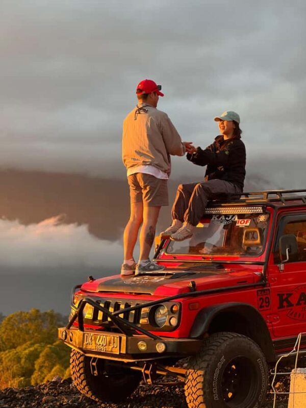 Caldera jeep sunrise with ploating temple - Practical Tips for Your Trip