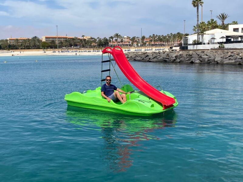 Caleta de Fuste: Pedalo with slide rental - Frequently Asked Questions