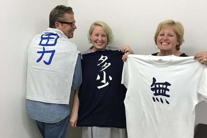 Calligraphy and Make your own Kanji T-shirt in Kyoto - Exploring Kyoto’s Calligraphy and Kanji T-shirt Workshop