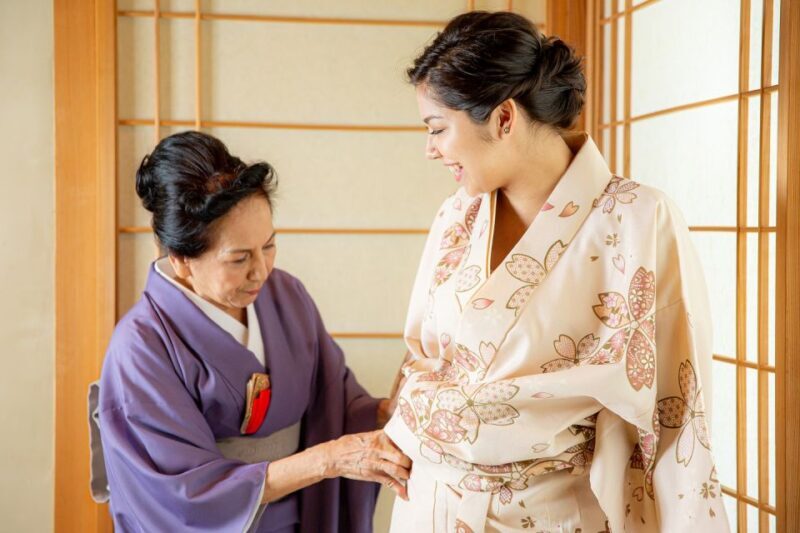 Calligraphy experience with simple kimono in Okinawa - Key Points
