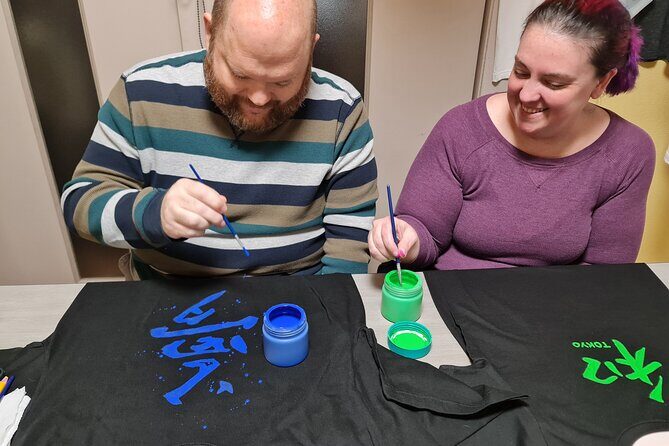Calligraphy on T-shirt and lantern near Skytree Tokyo - FAQ