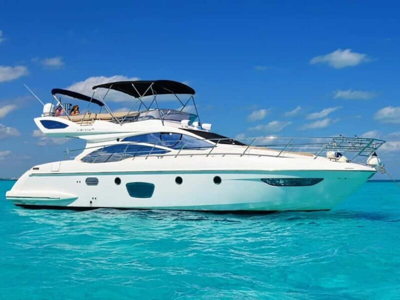 Cancun: Azimut 47 Fly Private Yacht - 6 hours to Isla Mujeres - An In-Depth Look at the Experience
