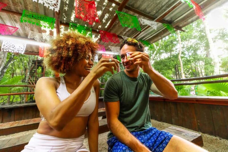 Cancún: Cenotes Adventure with Tequila Tasting & Mayan Snack - Key Points