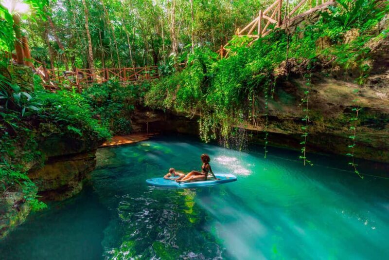 Cancún: Cenotes Adventure with Tequila Tasting & Mayan Snack - Cenotes: Swimming, Exploring, and Thrills