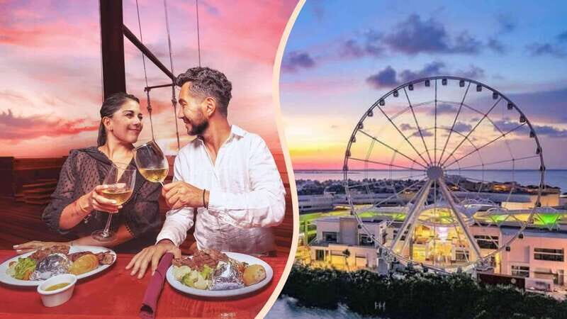 Cancún: Columbus Dinner Cruise and Sky Wheel Pass Go - Key Points