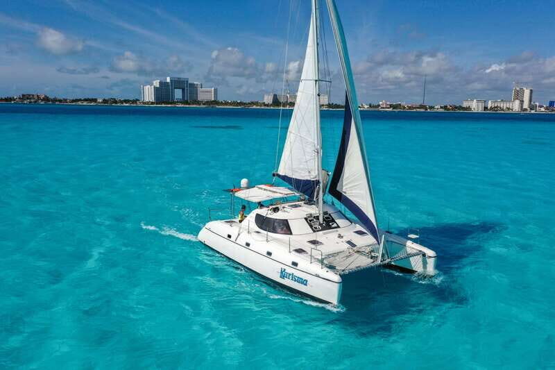 Cancun: Half Day Private Catamaran with Snorkeling. 25 guest - Setting Sail in Cancun: What This Tour Offers