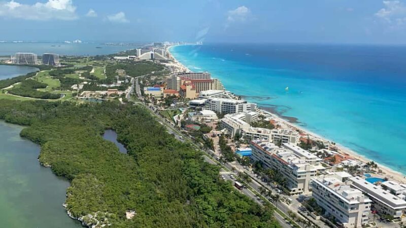 Cancun: Hotel Zone Helicopter Flight - Introduction