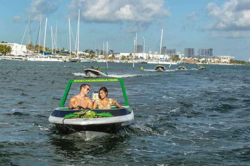 Cancún: Jungle Tour and Speed Boat Tour Adventure - Key Points