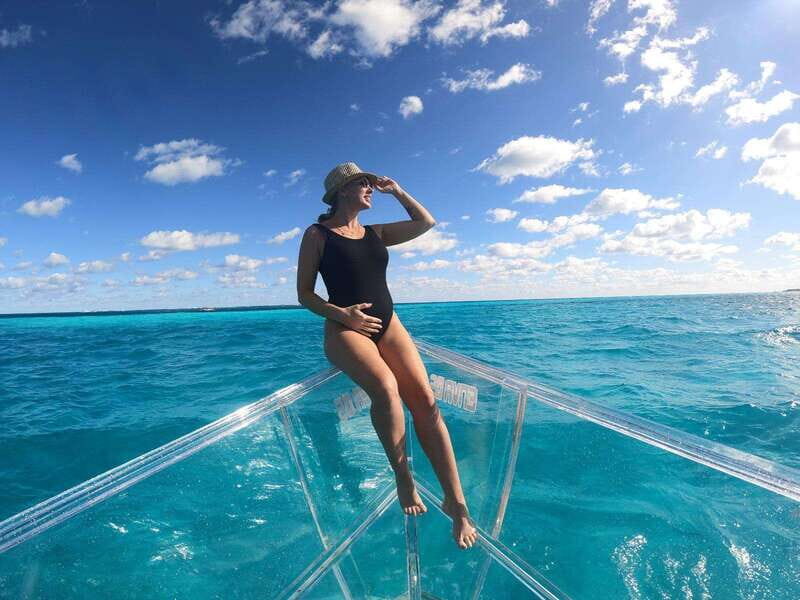 Cancún: Nichupté Lagoon Transparent Boat Tour with Drinks - Key Points