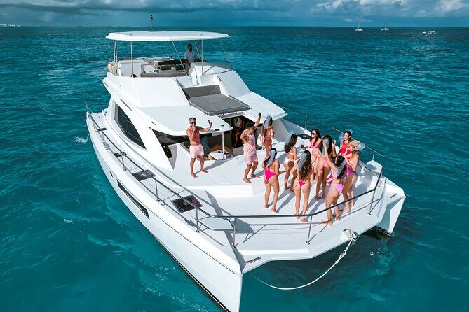 Cancun Private Catamaran for Bachelorette Party  51 Leopard - The Value of the Experience