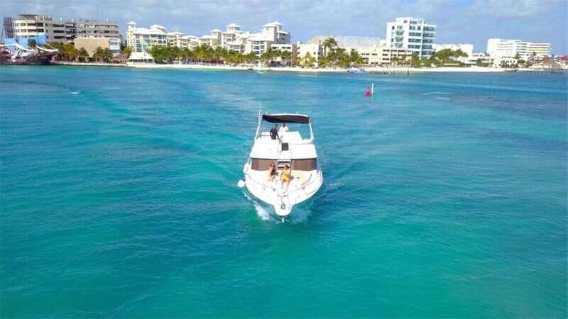 Cancun: Private Luxury 46-Feet Flybridge Yacht Cruise - The Sum Up