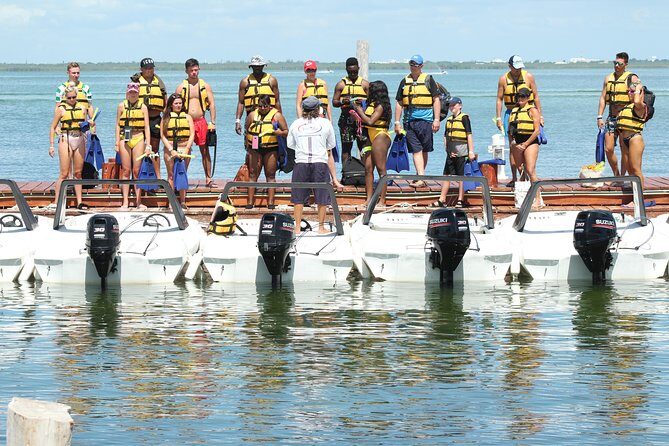 Cancun speedboat and snorkel tour: shared speedboat - The Sum Up