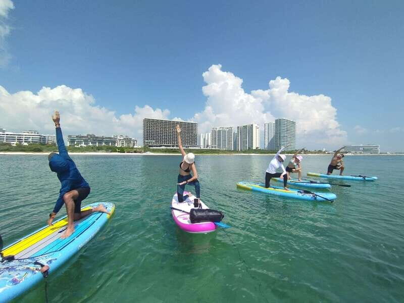 Cancún: Sup Yoga and Meditation over the Caribbean Sea - What to Expect from the Tour