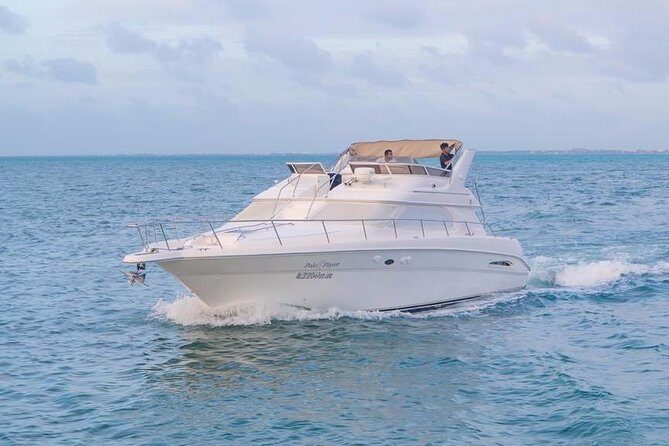 Cancun Yacht Tour - SEARAY YACHT 46 FT GREAT FOR SUNSET 15 PEOPLE MAX 25P9 - FAQ about the Cancun Yacht Tour