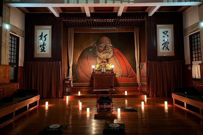 Candlelight Meditation Night at Sanshoji Temple, Nara - Key Points