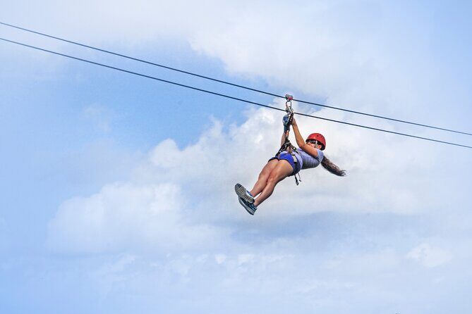 Canopy Rush Zipline Adventure with Transportation Included - Key Points