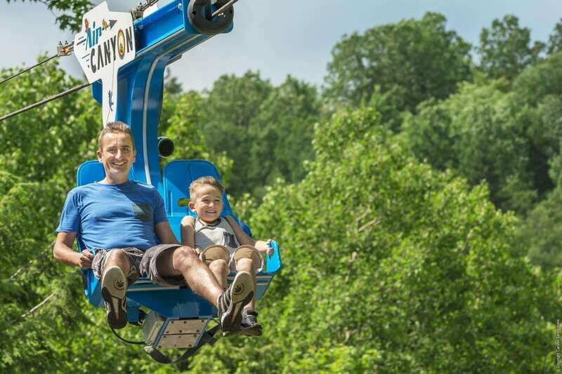 Canyon Sainte Anne: Air Canyon Ride with Park Entry - Key Points