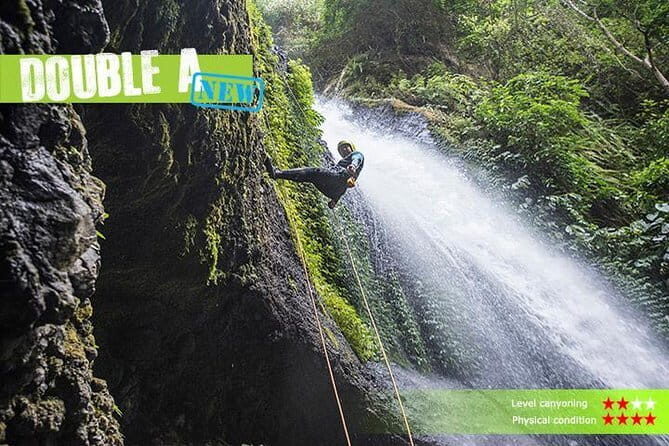 Canyoning Bali, Double A, canyoning Combo (Adventure) - Key Points