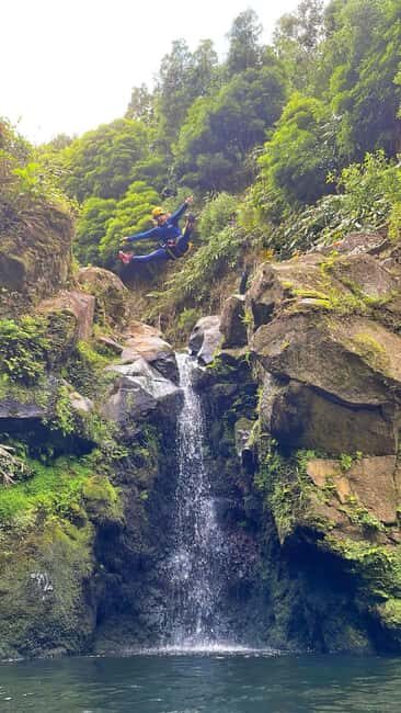 Canyoning in Ribeira dos Caldeirões  Hidden Waterfall Adventure - An Exciting and Authentic Experience in São Miguel