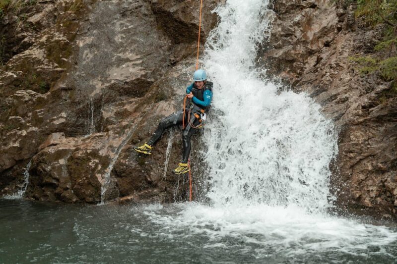 Canyoning Schwarzwasserbach in the Kleinwalsertal - Key Points