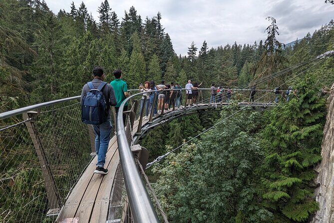 Capilano Bridge+Granville Isl+ Capilano Hatchery+Lynn Canyon Tour - An All-in-One Tour of Vancouver’s Natural and Cultural Gems