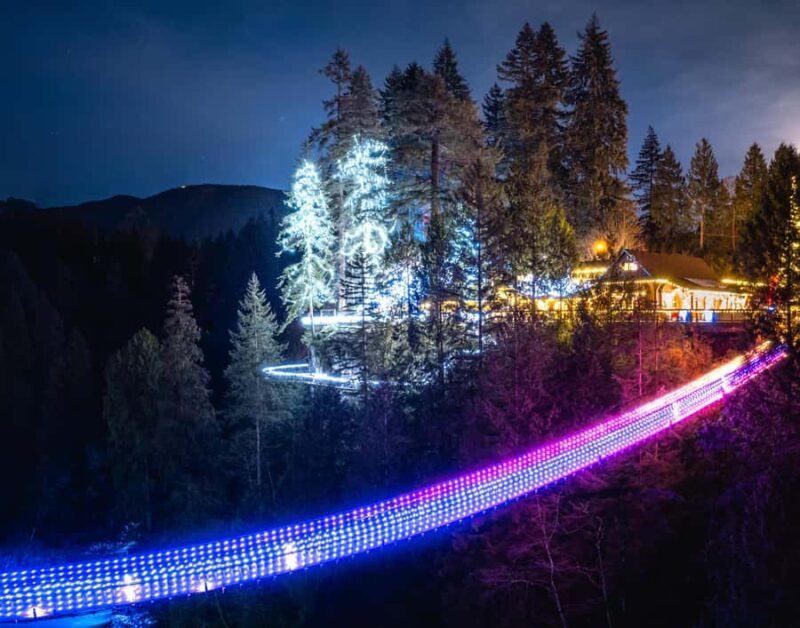 Capilano Suspension Bridge Canyon Lights & 4 Top highlights - An In-Depth Look at the Tours Highlights